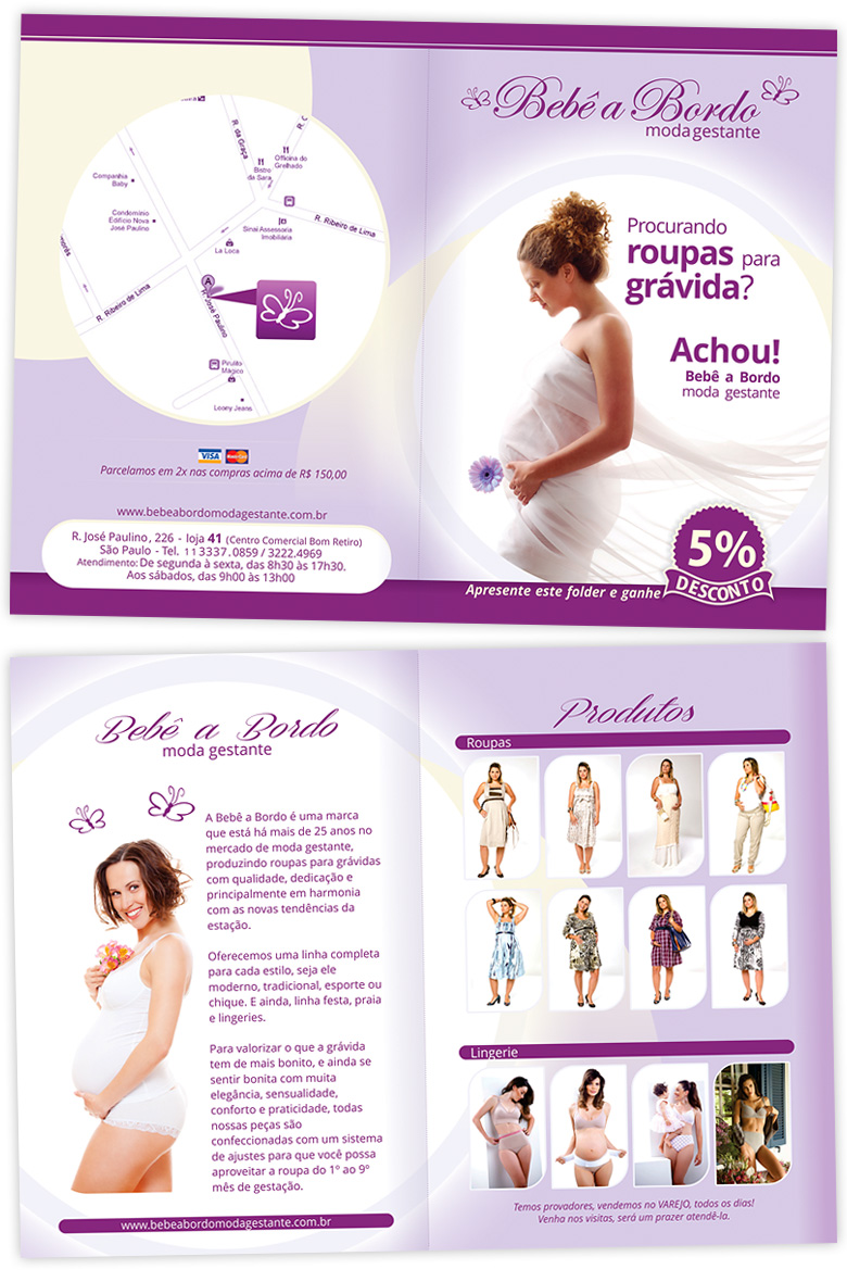 Como fazer um folder digital informativo modelo 2 dobras?